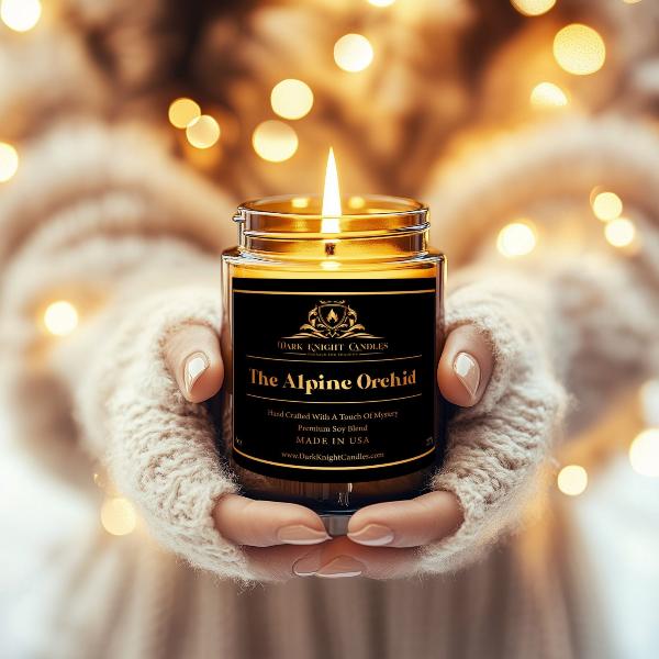 The Alpine Orchid Candle – Dark Knight Candles