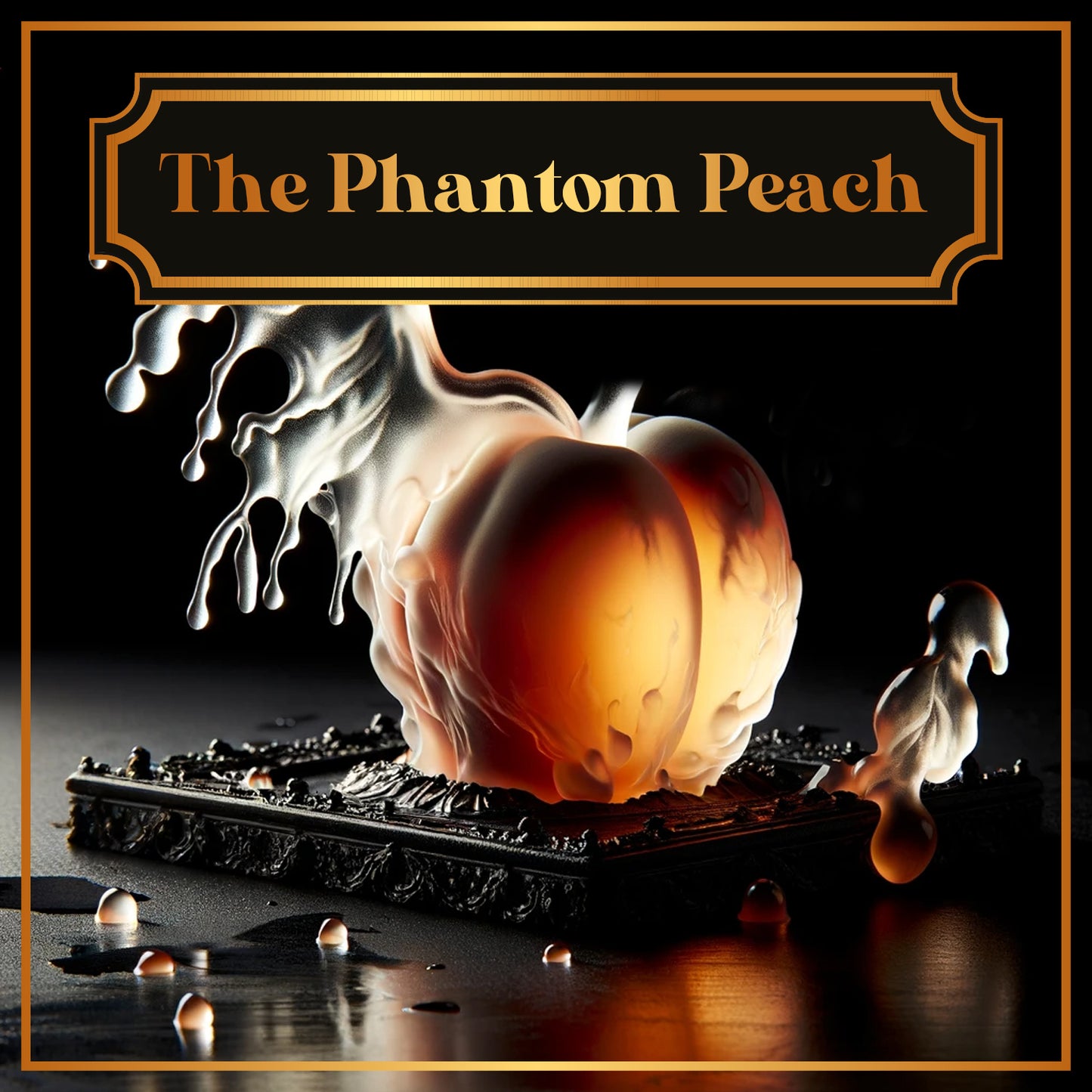 The Phantom Peach – Dark Knight Candles